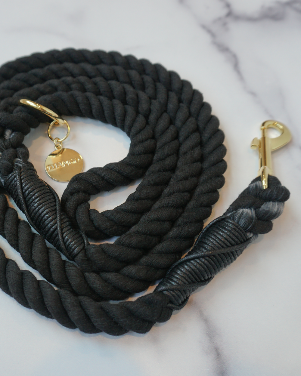 DJANGO Cotton Rope Dog Leashes | Solid and Ombre Cotton Rope Leashes ...