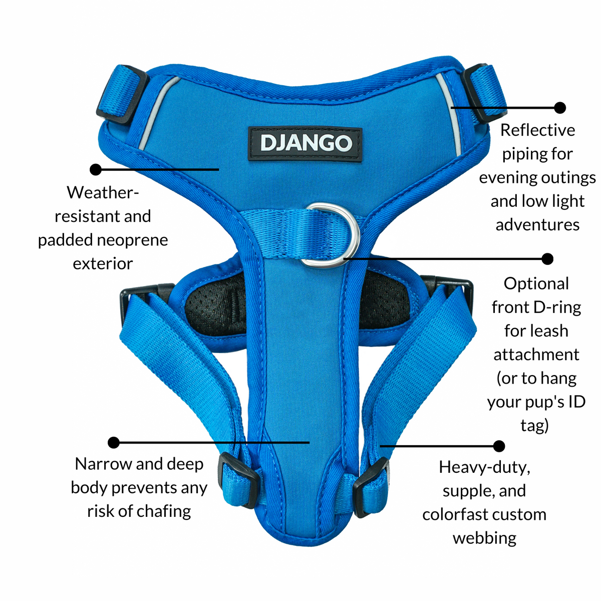 DJANGO Dog Harnesses - djangobrand.com